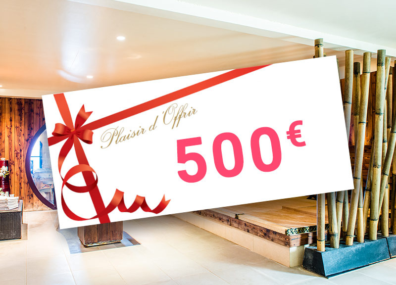 Chèque cadeaux de 500 € - Thalasso des 3 Mondes